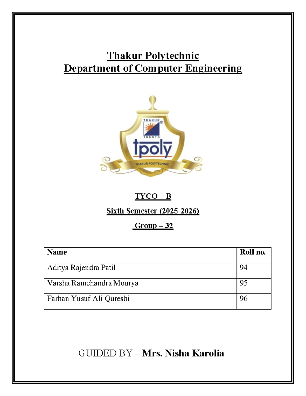 Emerging Trends in Computer Engineering (22618): 5G Network Project ...
