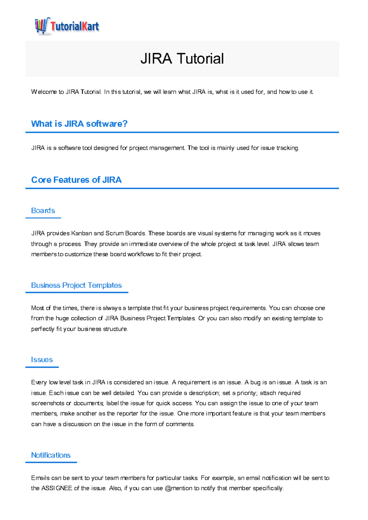 JIRA Tutorial: Comprehensive Guide to Project Management Tools - Studocu