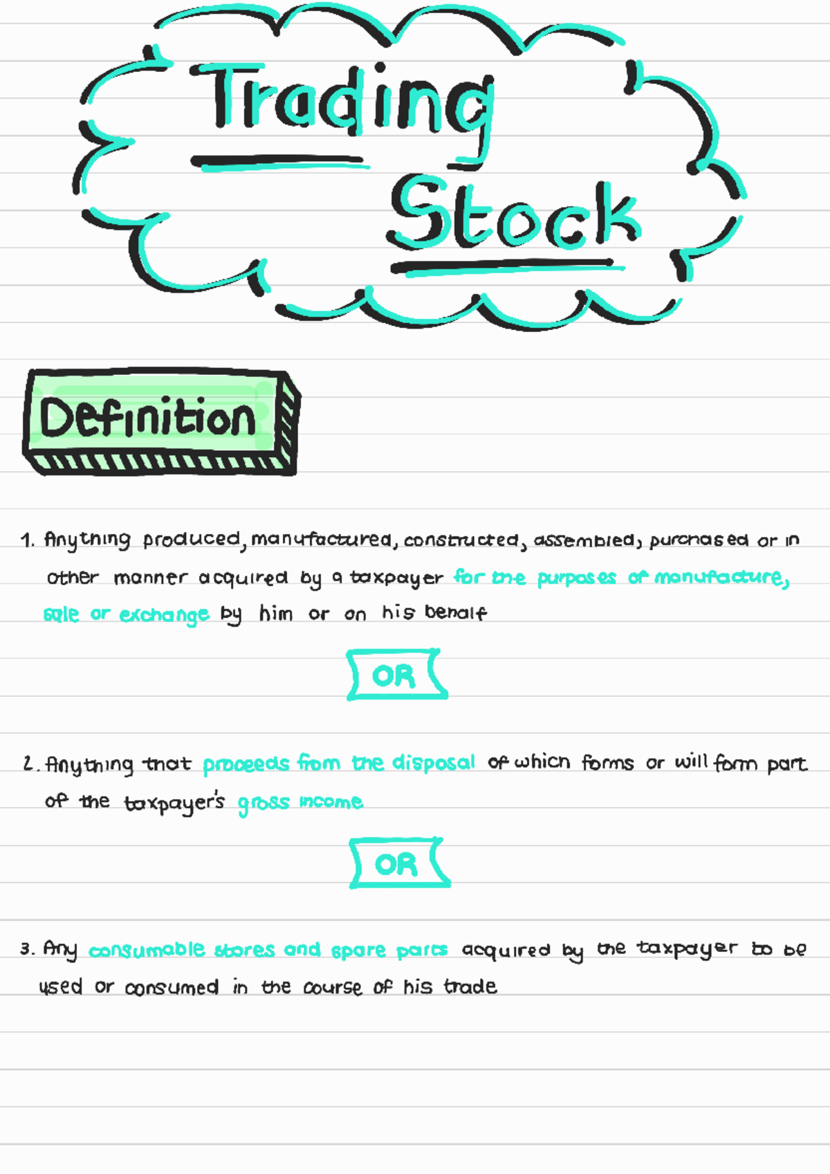 Stock Trading Notes: Strategies and Insights for Investors - Studocu