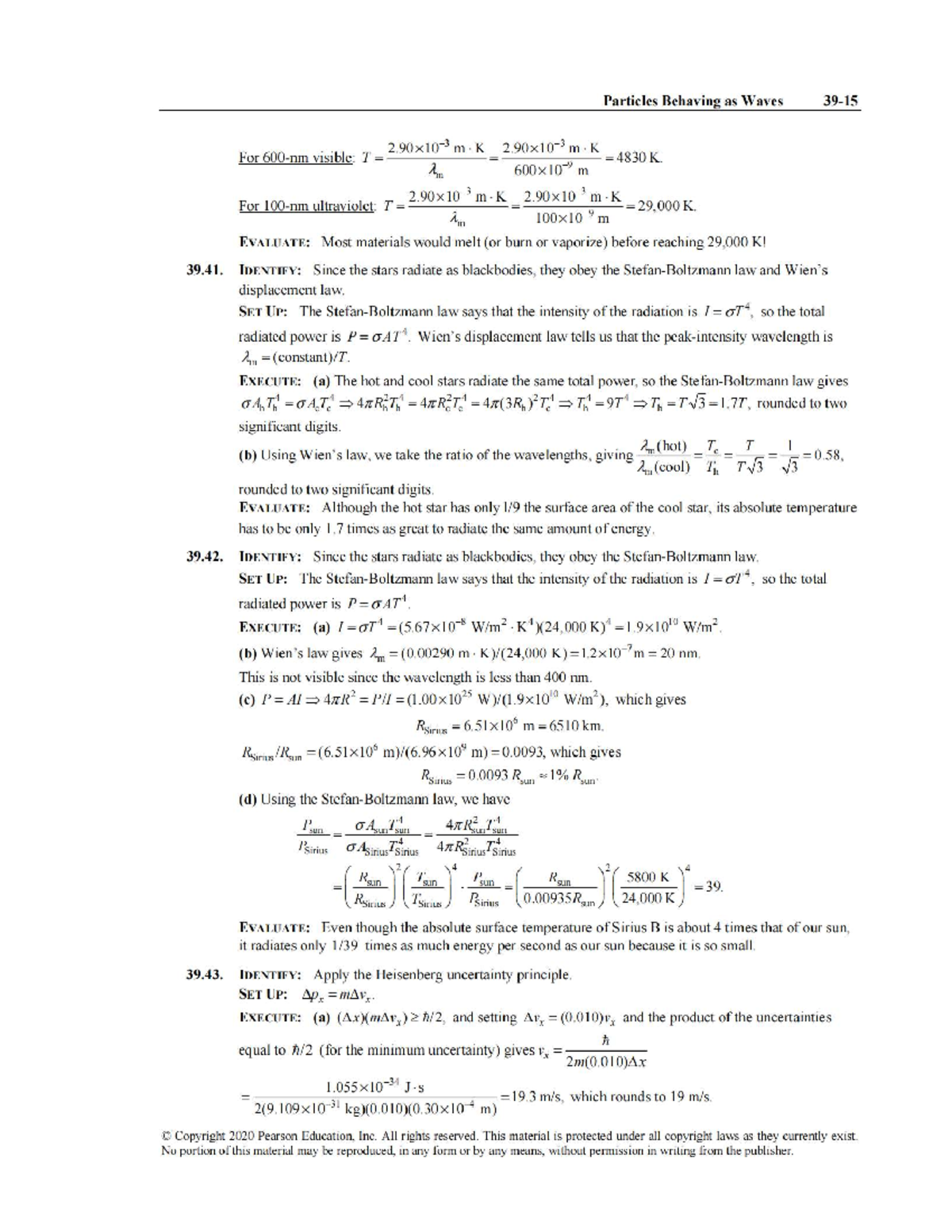University Physics (PHYS 101) - Waves and Blackbody Radiation Analysis - Studocu