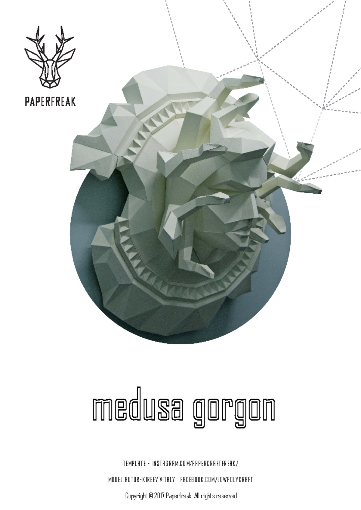 Papercraft Model Assembly Guide: Medusa Gorgon Template - Studocu