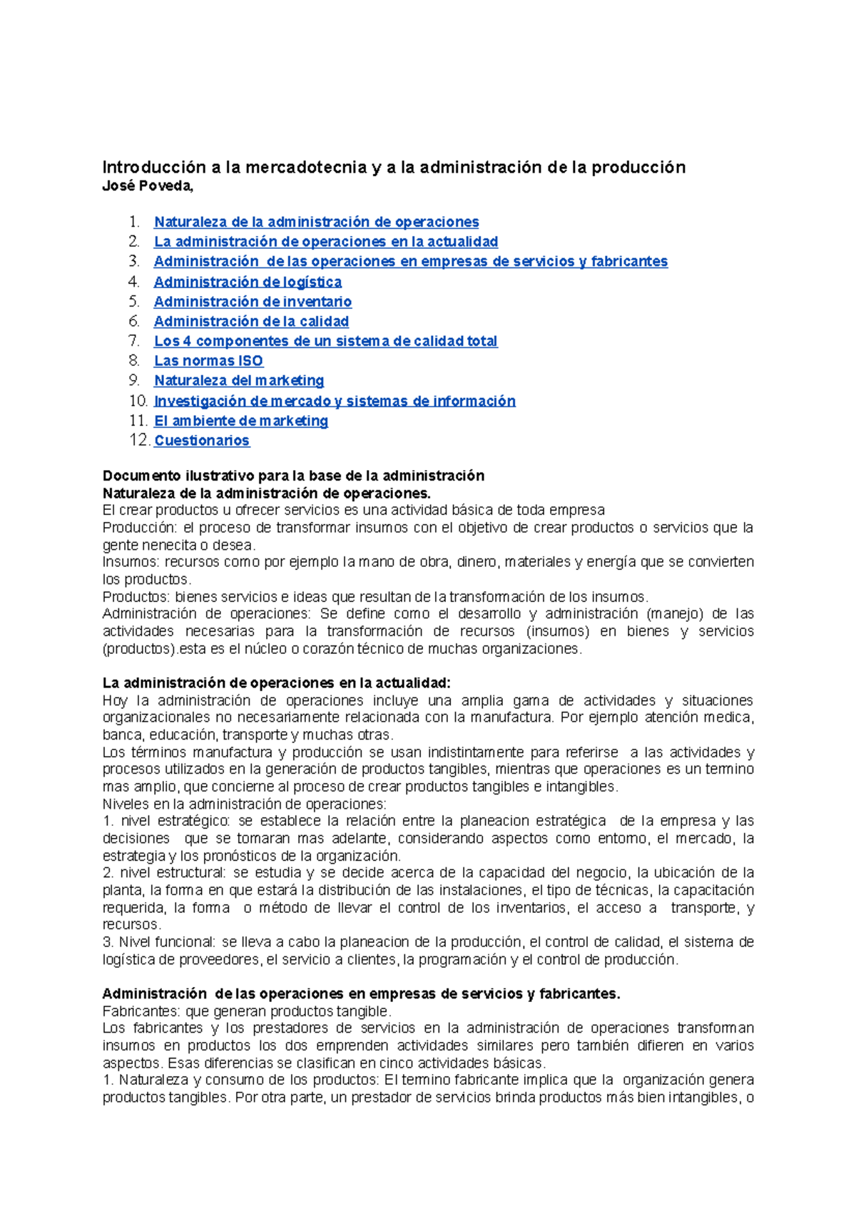 Material de Estudio Complementario: Administración de Operaciones y ...