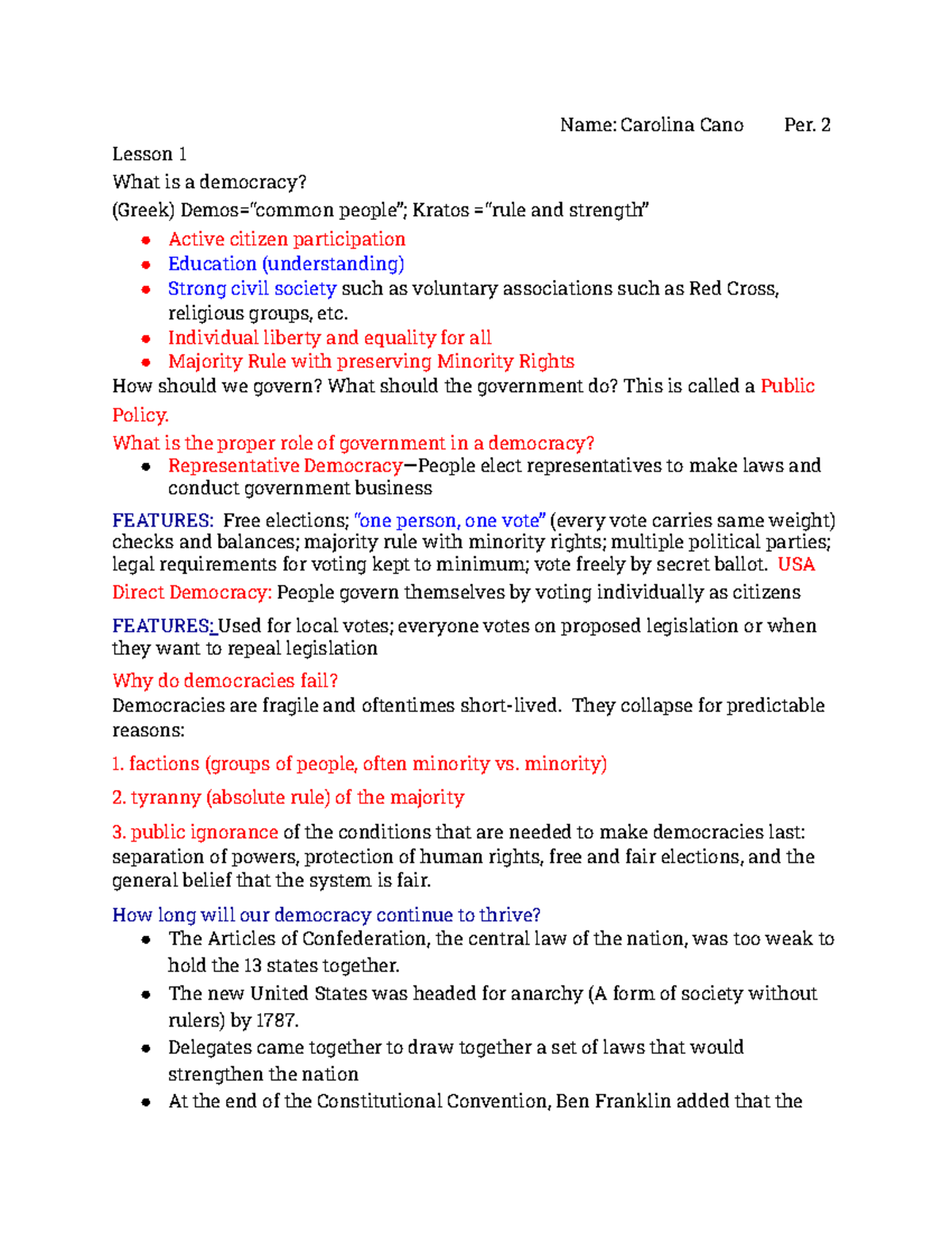 AP Government: Foundations, Principles, and Constitutional Compromises ...
