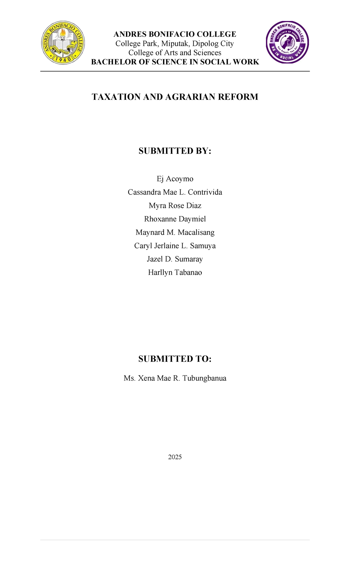 Group 3 - LECTURE NOTES on Taxation and Agrarian Reform - Studocu