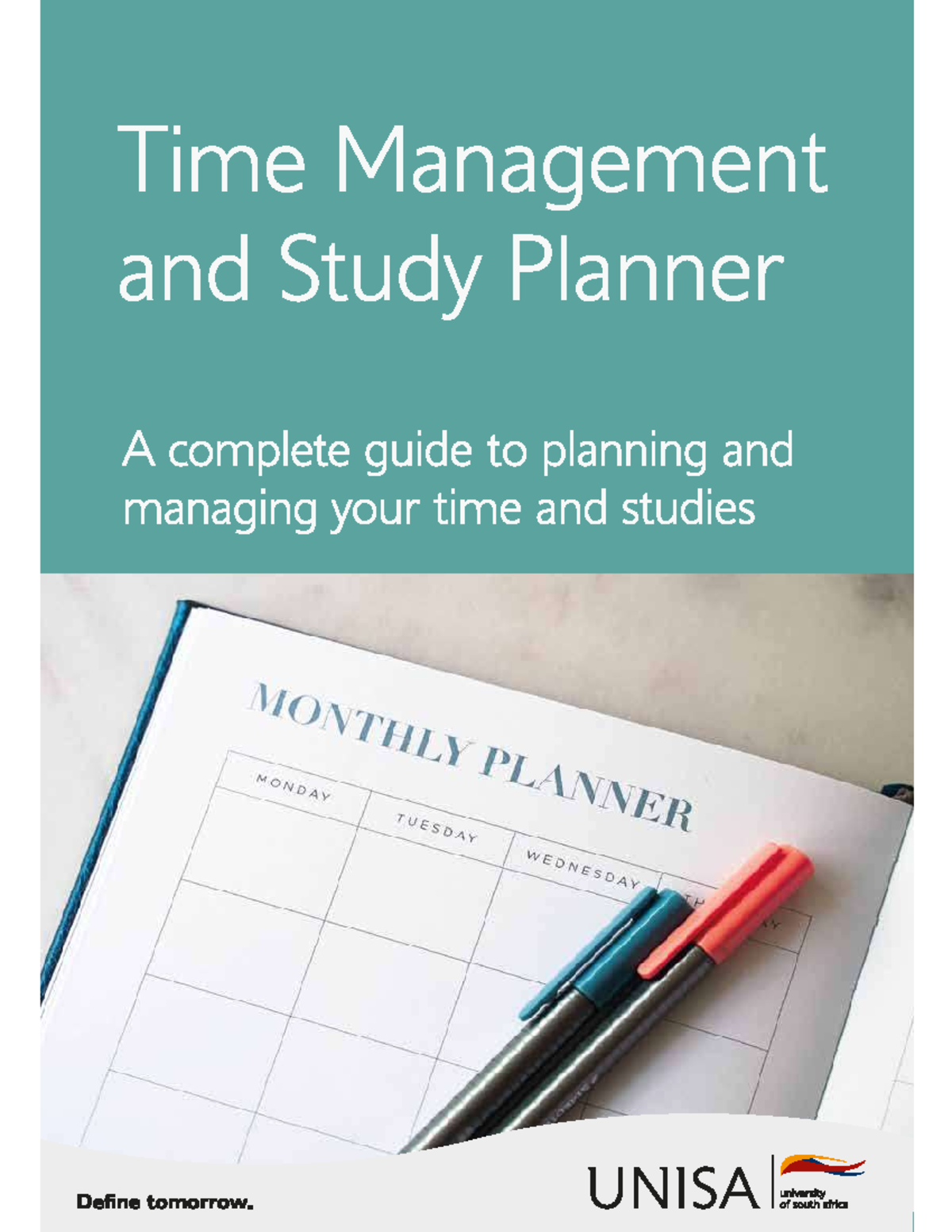 UNISA Time Management & Study Planner: Essential Guide for Success ...