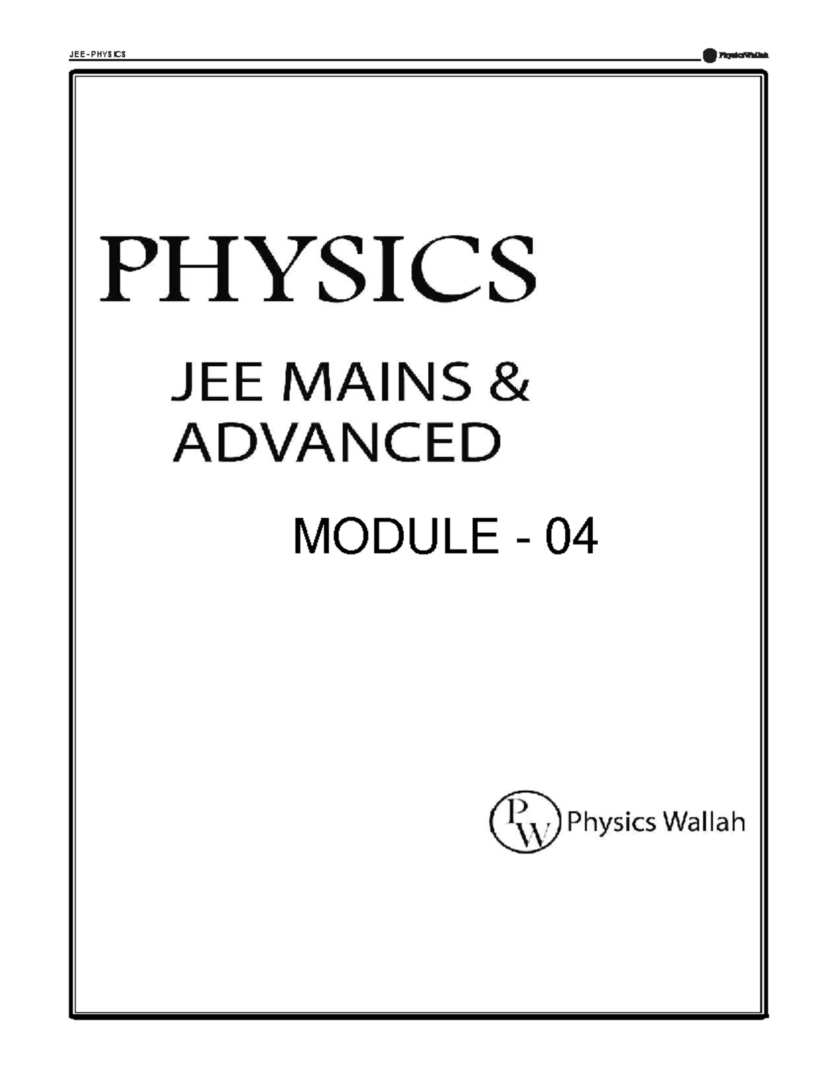 JEE PHYSICS MODULE 04: THERMAL PROPERTIES OF MATTER NOTES - Studocu