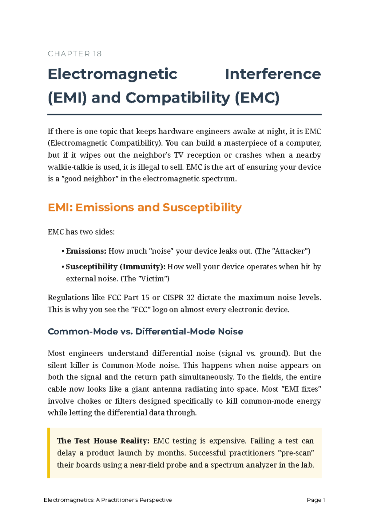 C H A P T E R 1 8: Understanding EMI and EMC in Hardware Design - Studocu