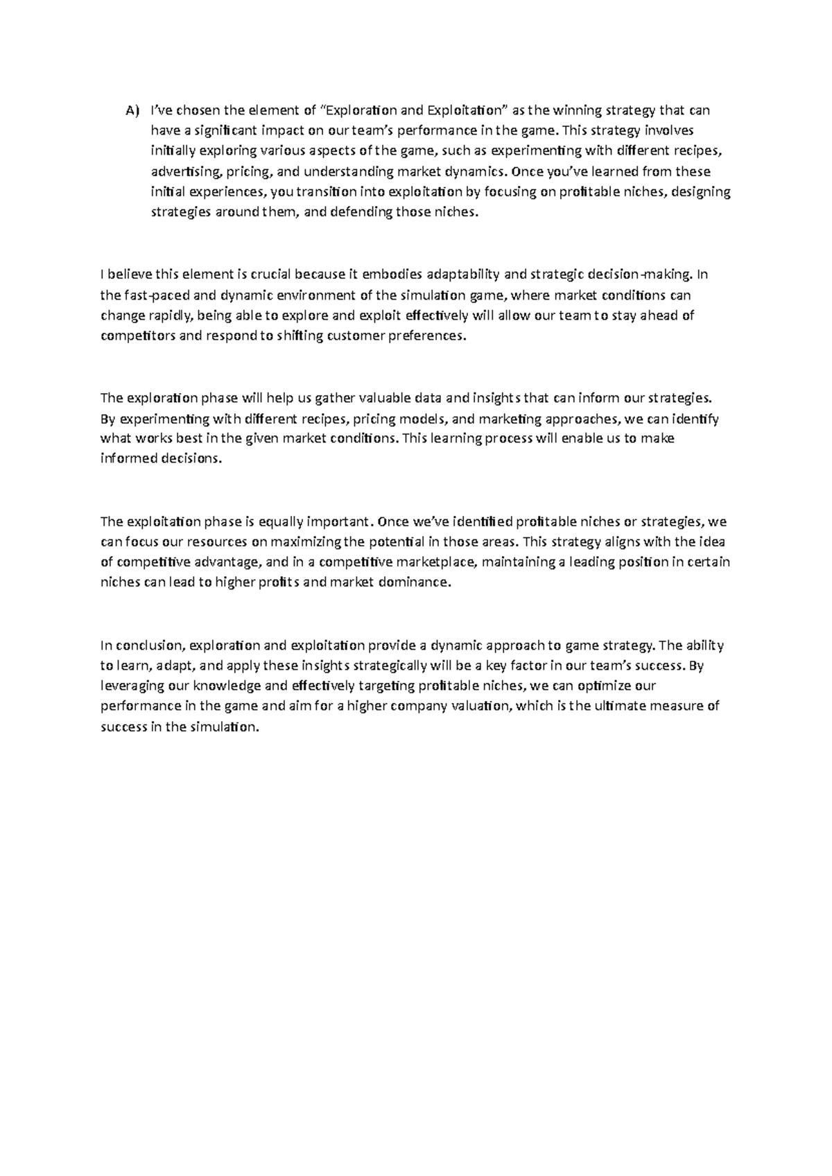 OPER8030- Business Process Integration and ERP Systems Simulation Game ...