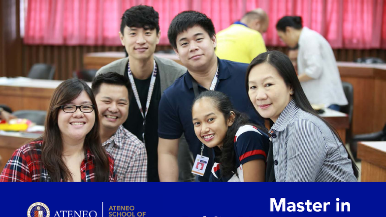 MPM 2025 Course Prospectus: Master in Public Management Overview - Studocu