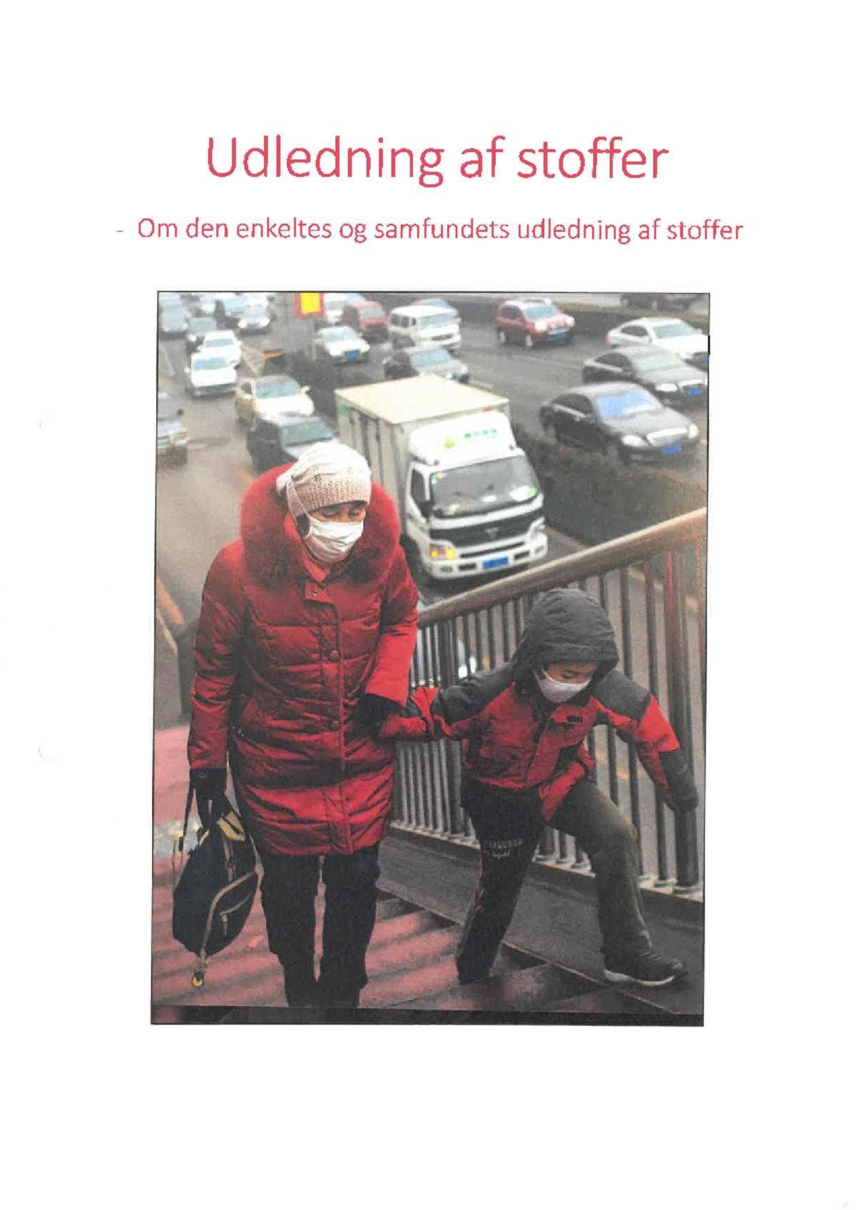 Udledning af stoffer - Kemiopgaver og konsekvenser af forurening - Studocu