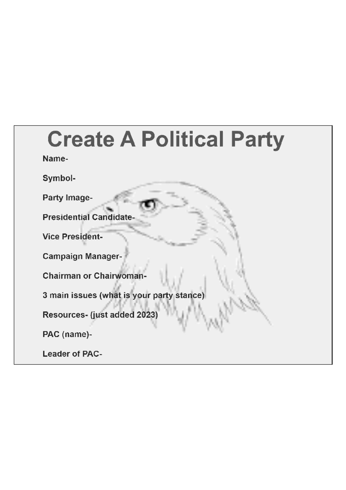 Create a Political Party-1 - POLI 530 - Studocu