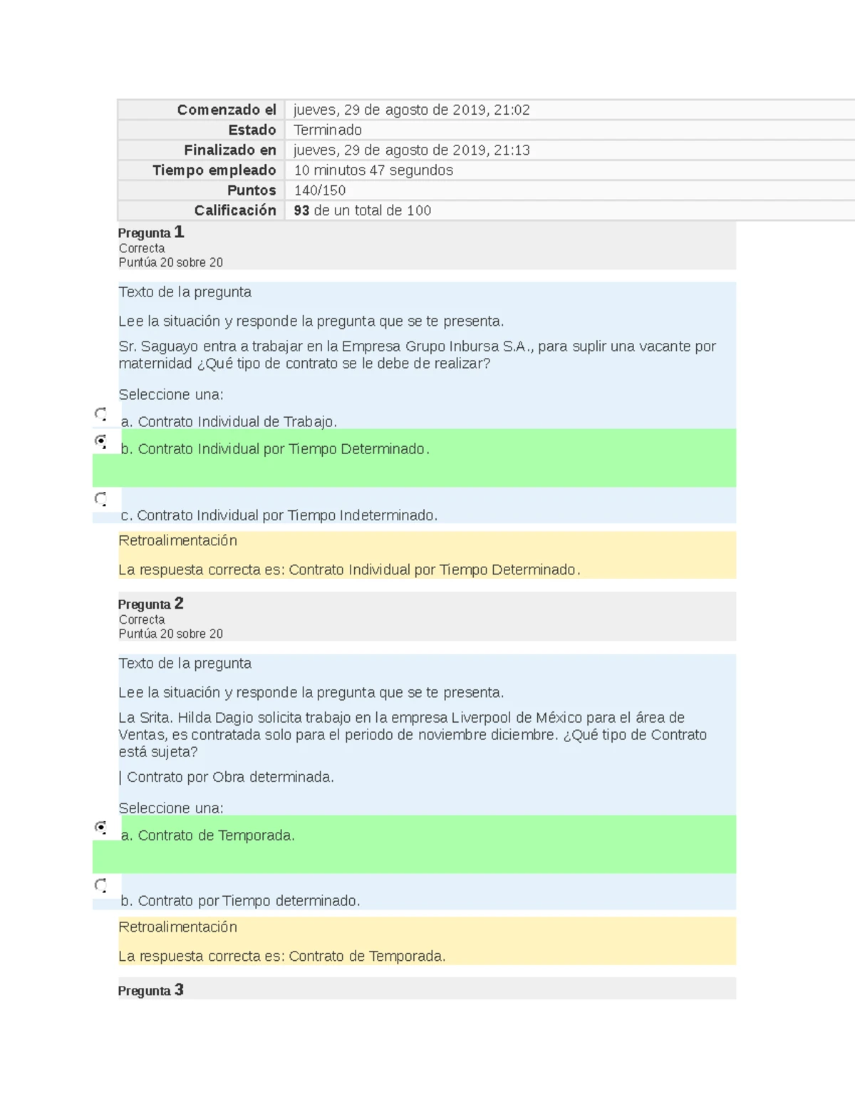 EA1. Relaciones Laborales: Preguntas y Respuestas sobre Derecho Laboral ...