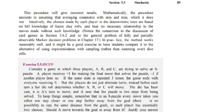 Solutions Manual for AI: Stochastic Methods & Game Theory (147) - Studocu