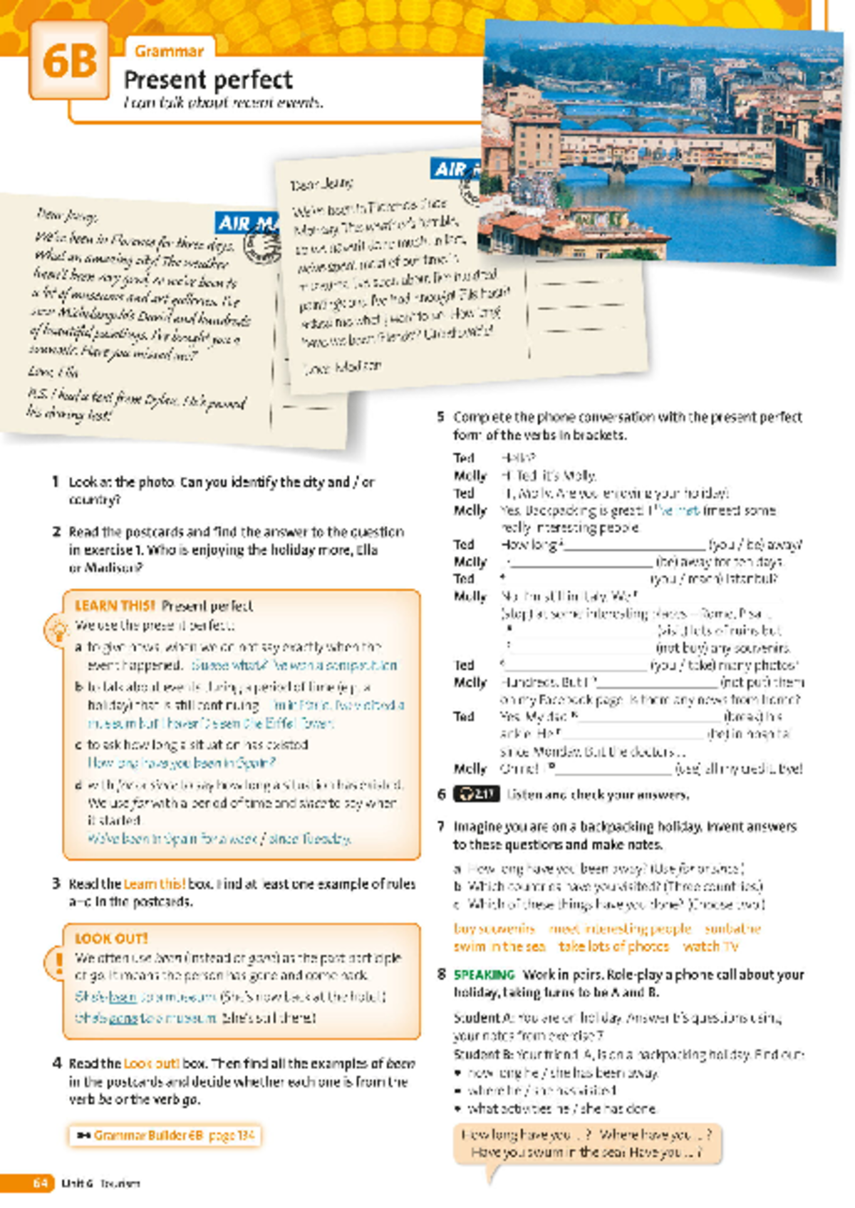 UNIT 6 - Grammar: Present Perfect & Recent Events (6B) - Studocu