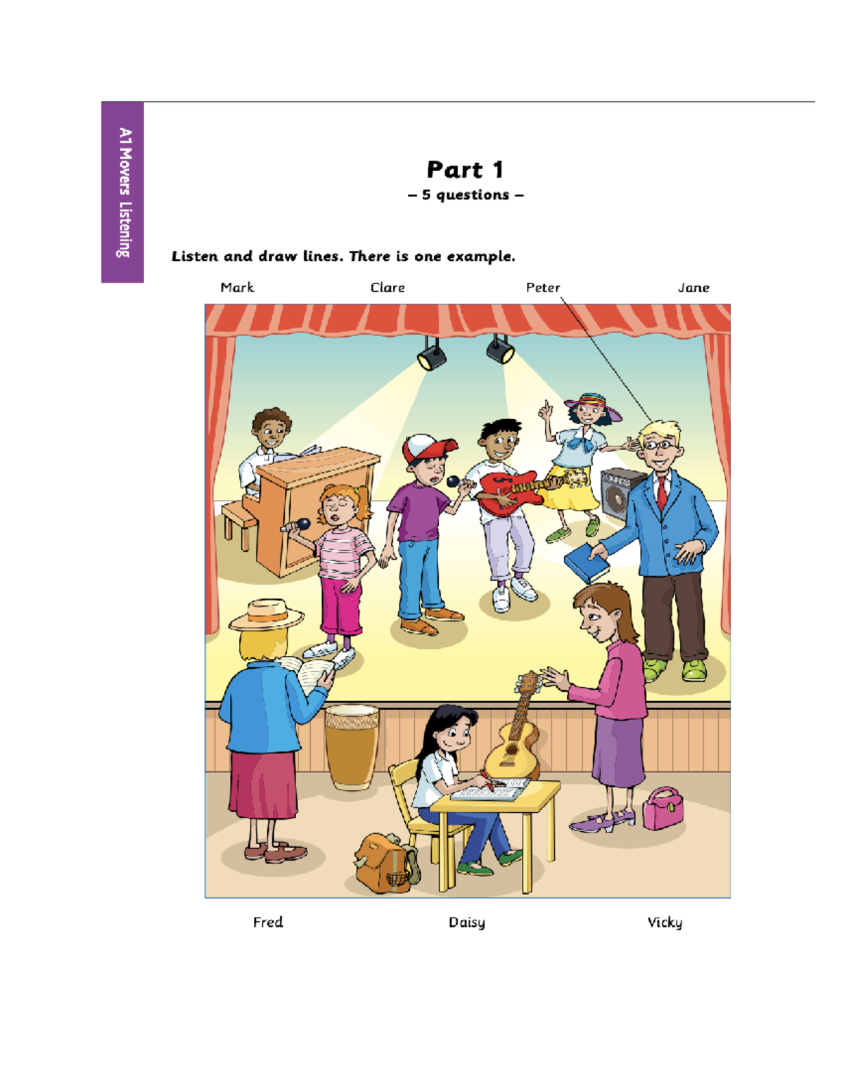 ENTRANCE A1 Movers Problem Solving Practice: Listening & Activities ...