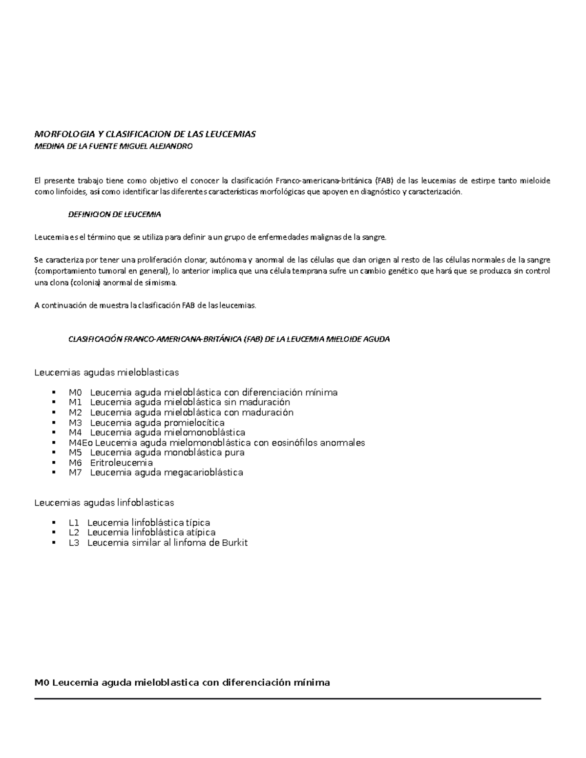 Clasificación FAB y Morfología de las Leucemias: Un Estudio Completo ...