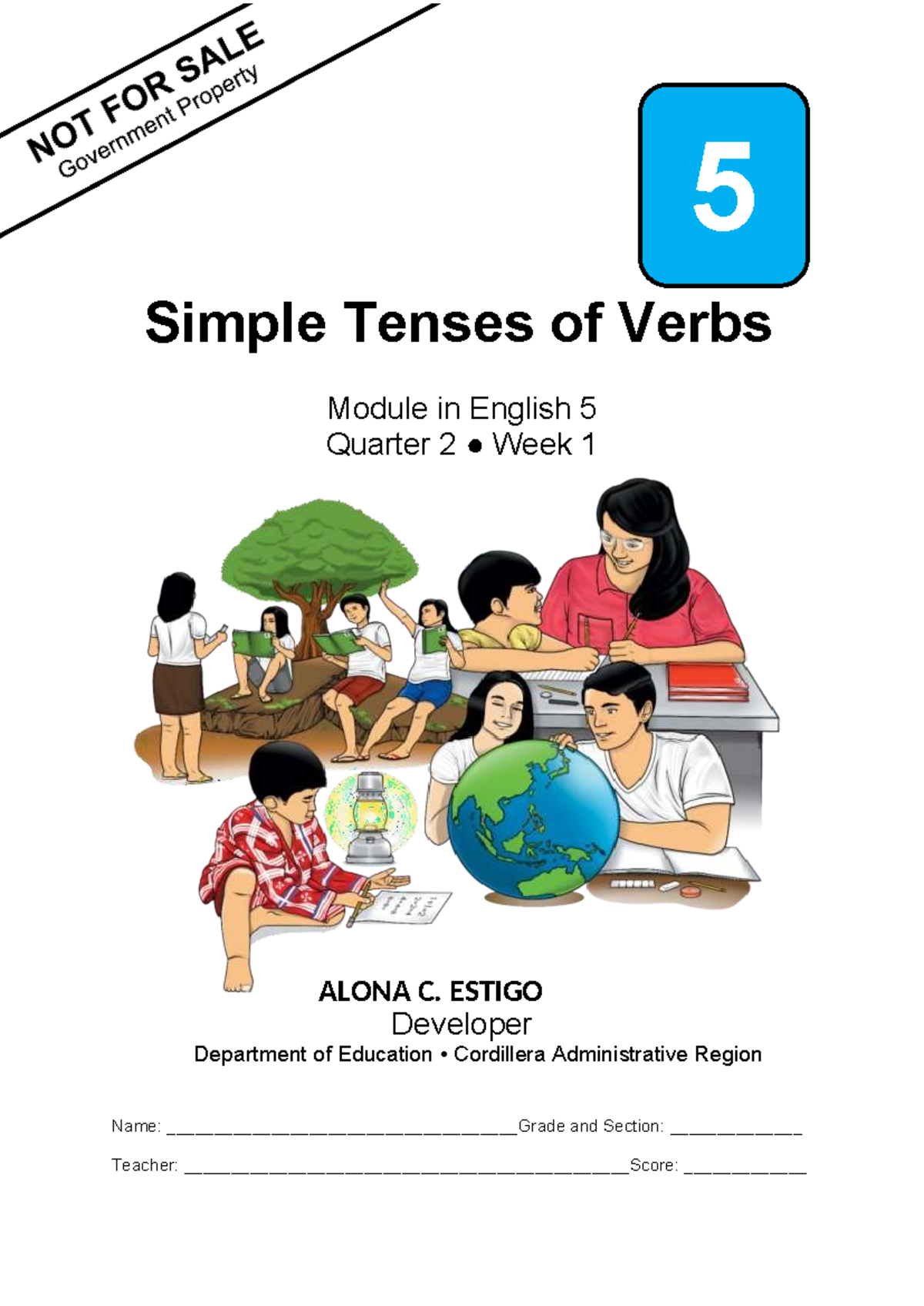 ENG5 Q2M1: Learning Simple Tenses of Verbs Module - Studocu