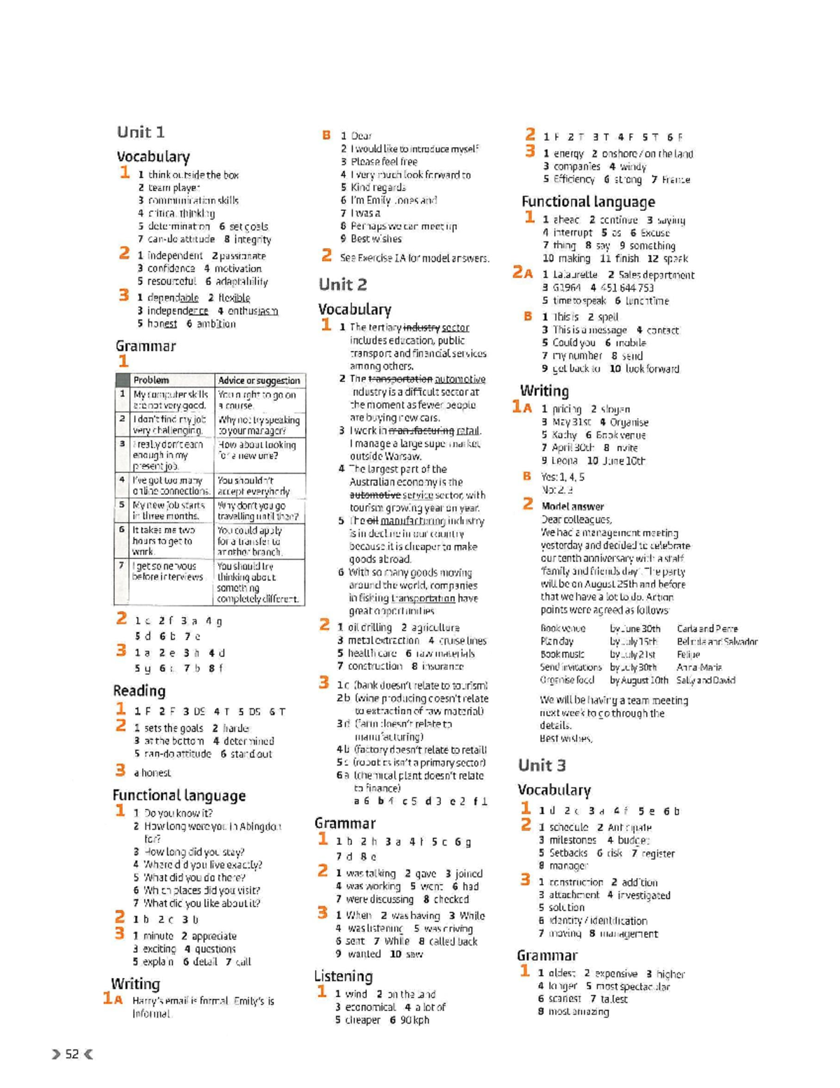 Q Academy B1 Business Partner Workbook Answer Key - Studocu
