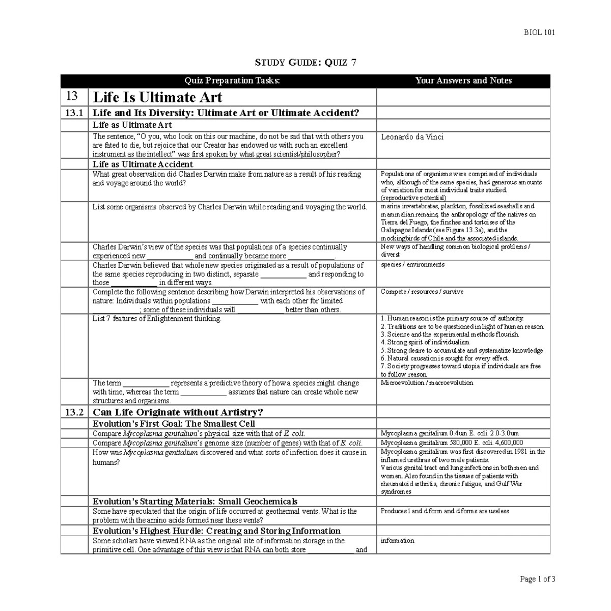 Wk 15 - Study Guide Quiz 8 - STUDY GUIDE: QUIZ 8 Quiz Preparation Tasks ...