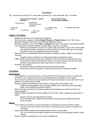 Politics Mini-Revision Guide - .. - British Politics - American ...