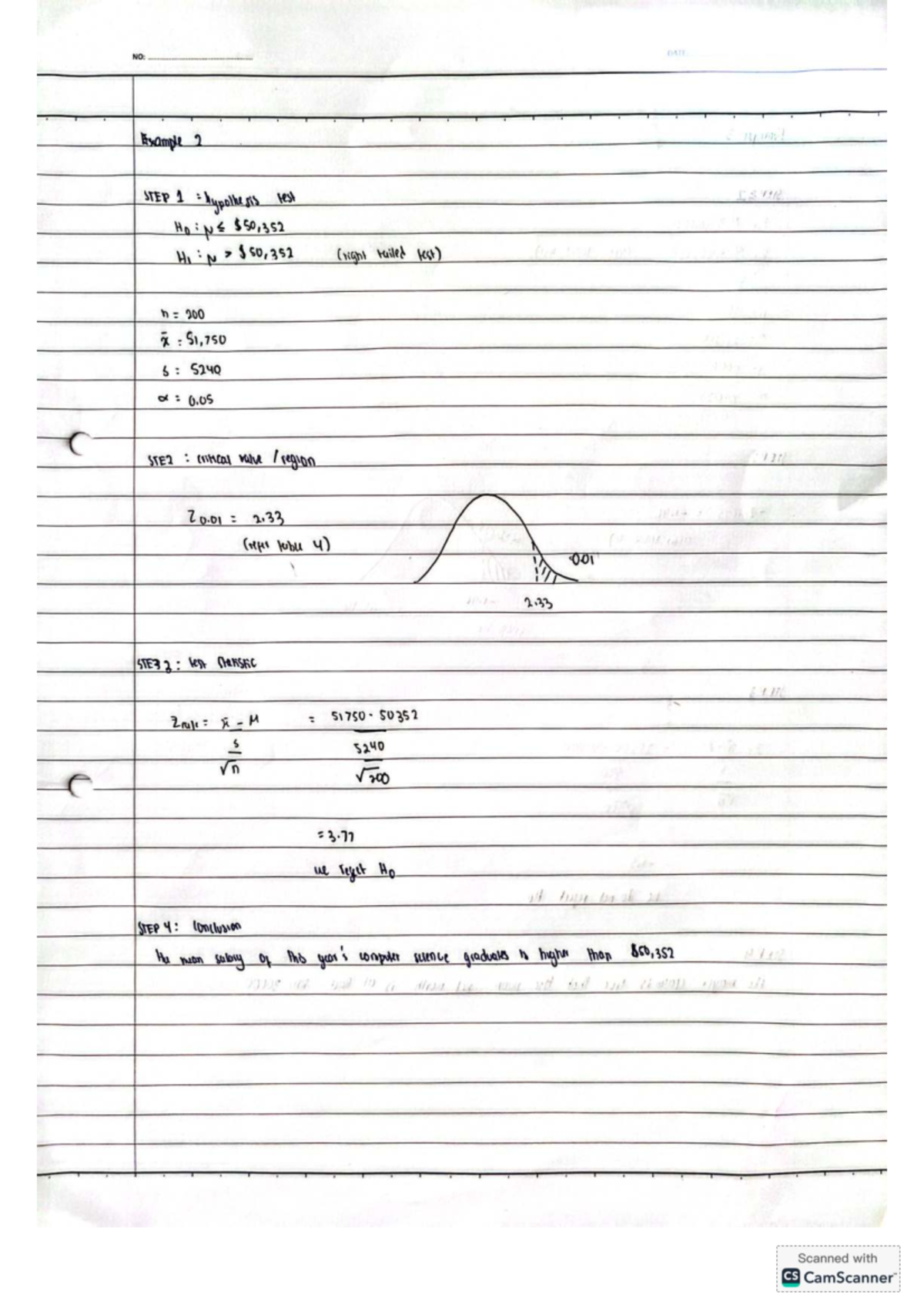 Statistical Test Examples CH4 (Group 4) - Solution Guide - Studocu