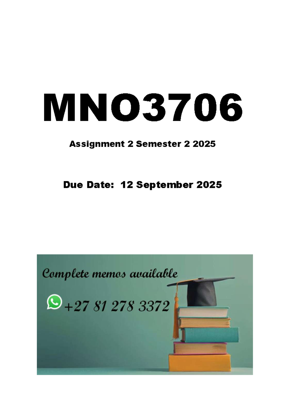 MNO3706 Assignment 2 Memo: Objectives of Compensation Explained - Studocu