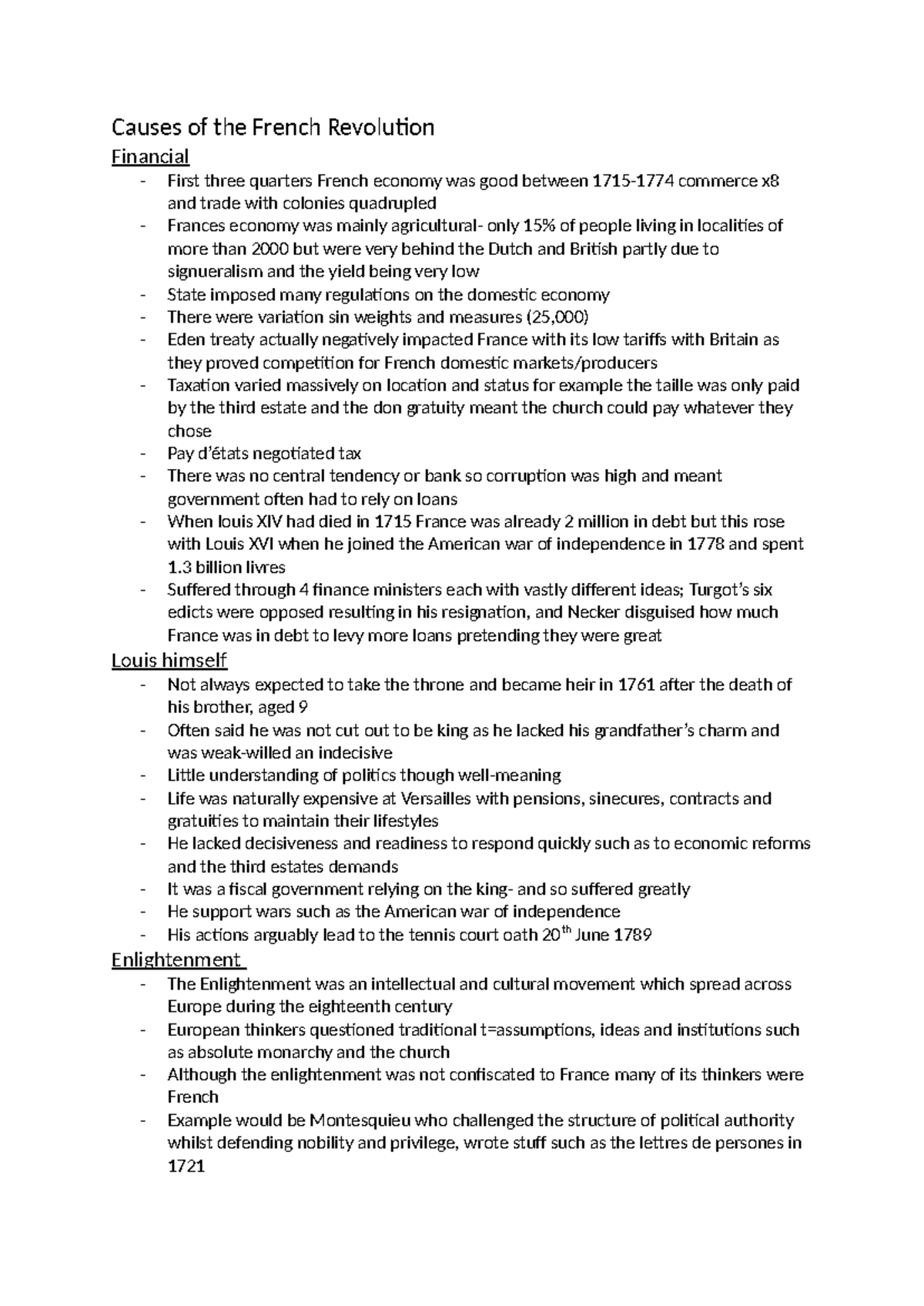 Essay Plans on French Revolution: Causes, Key Events, and Outcomes ...