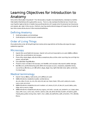 Introduction to Anatomy: Key Concepts, Terminology & Microscopy ...