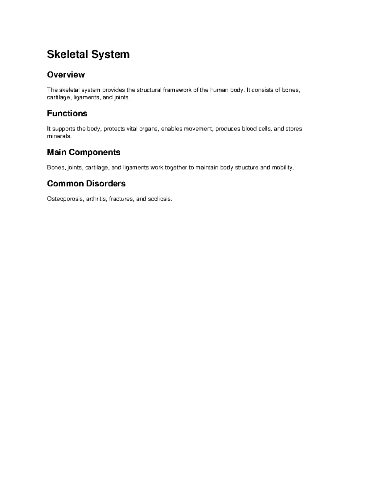 Human Anatomy Systems Overview: Skeletal, Muscular, Circulatory, and ...