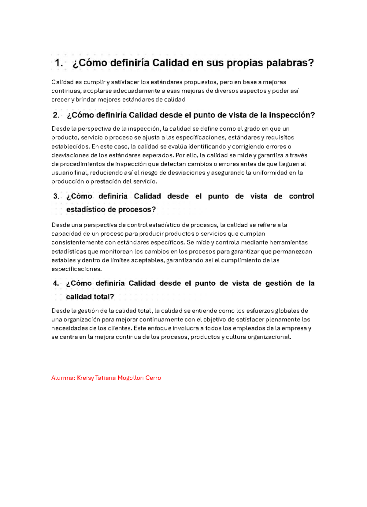 Htas. de Calidad 17061 S1: Mejora Continua y Estándares de Calidad ...