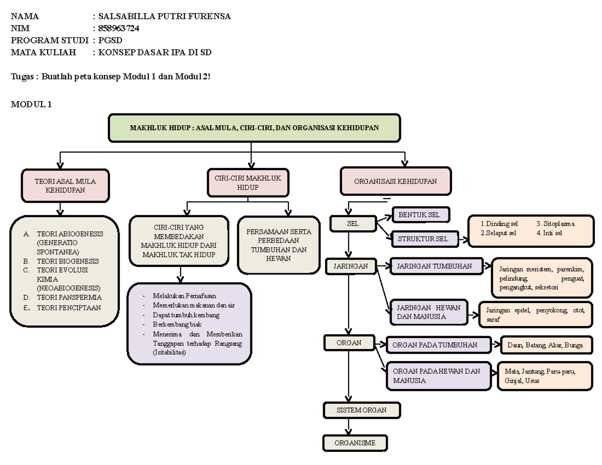 Modul 1 & 2: Konsep Dasar IPA di SD untuk PGSD - Studocu