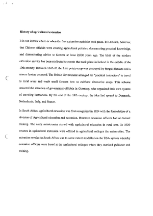 Agricultural Sciences Grade 11 T1 W1 2021 - Directorate: Curriculum FET ...