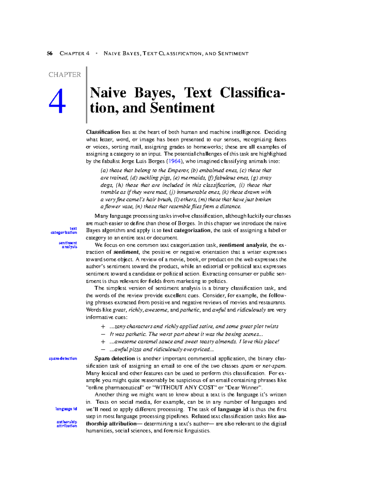 Ch4 - Naive Bayes for Text Classification & Sentiment Analysis - Studocu