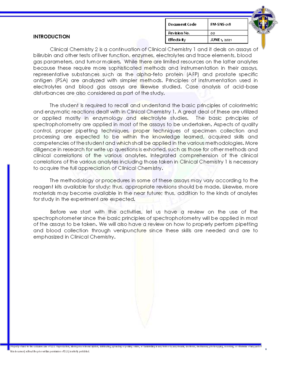Clinical Chemistry 2: Supplemental Notes on Bilirubin & Enzyme Kinetics ...