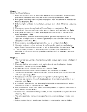 Pdfcoffee - Cost Accounting Chapter 6 process costing practice problems - PRACTICAL ACCOUNTING 2 ...