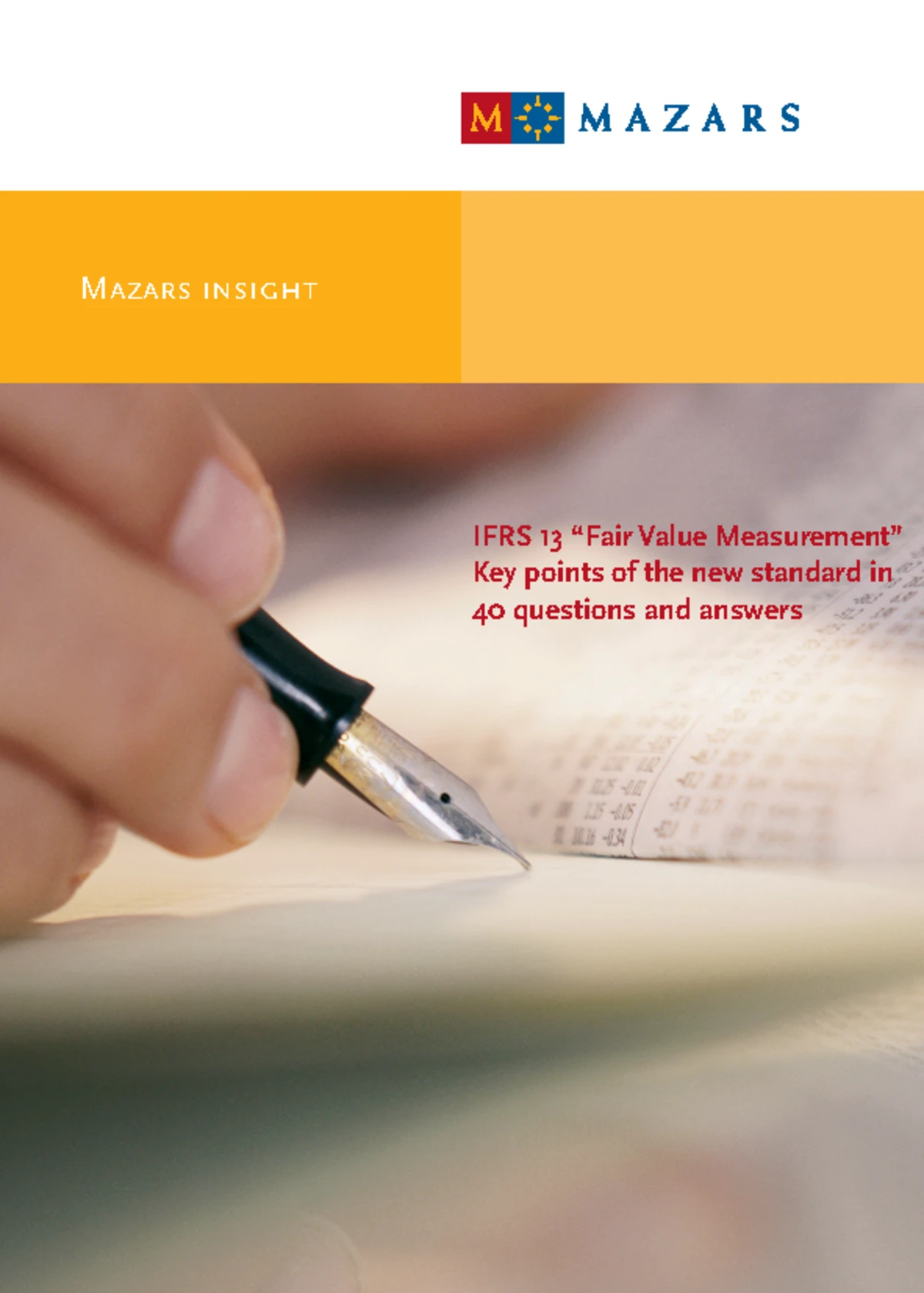 IFRS 13 - Q and A - IFRS 13 Q&A - M IFRS 13 “Fair Value Measurement ...