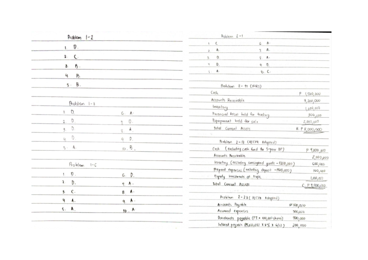 IA3-Chapter 1-8 Selected Problems - Intermediate Accounting III - Studocu