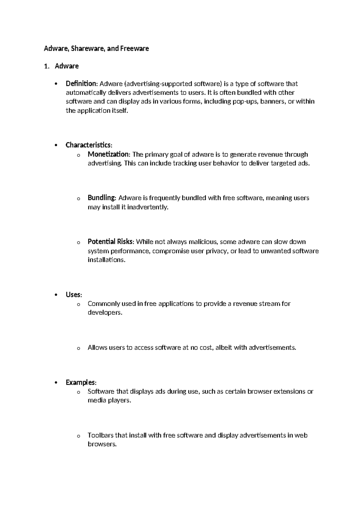 Adware, Shareware, and Freeware Overview: Definitions and ...