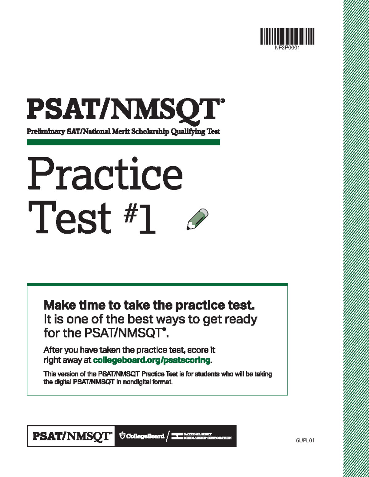 PSAT/NMSQT Practice Test 1: Essential Preparation Strategies - Studocu