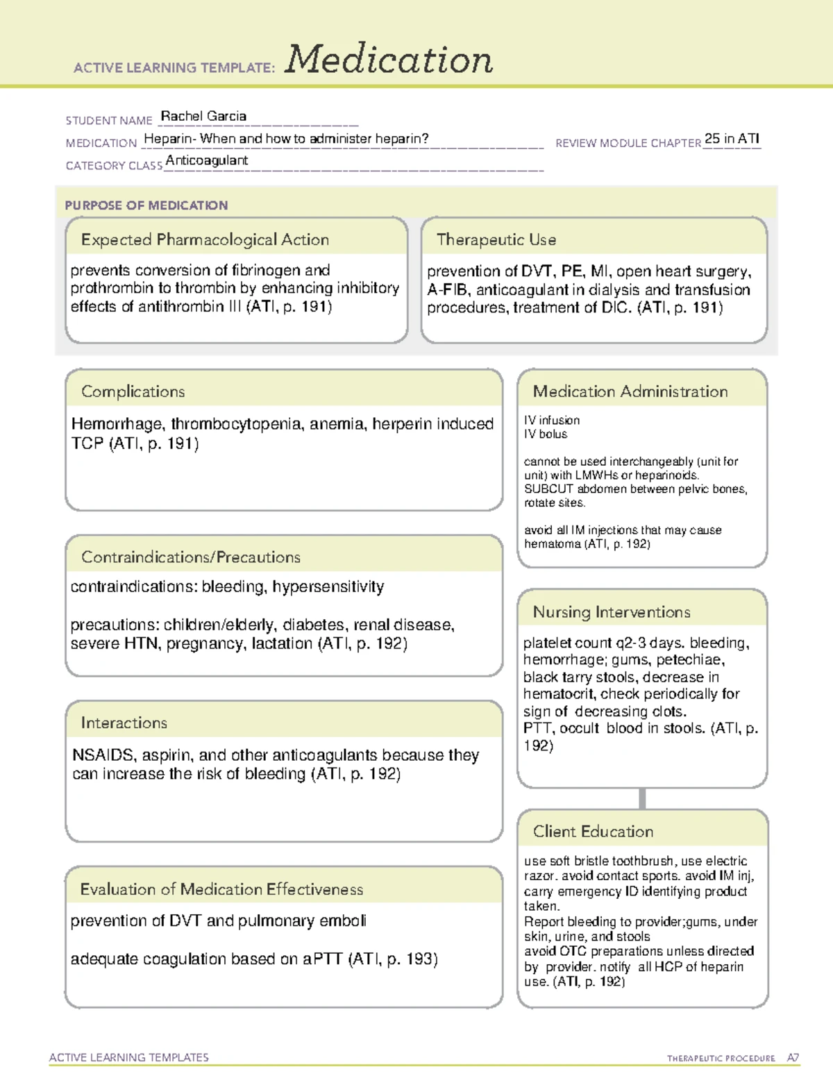 Basic Concept Tasks for Assistive Personnel - Active Learning Template ...