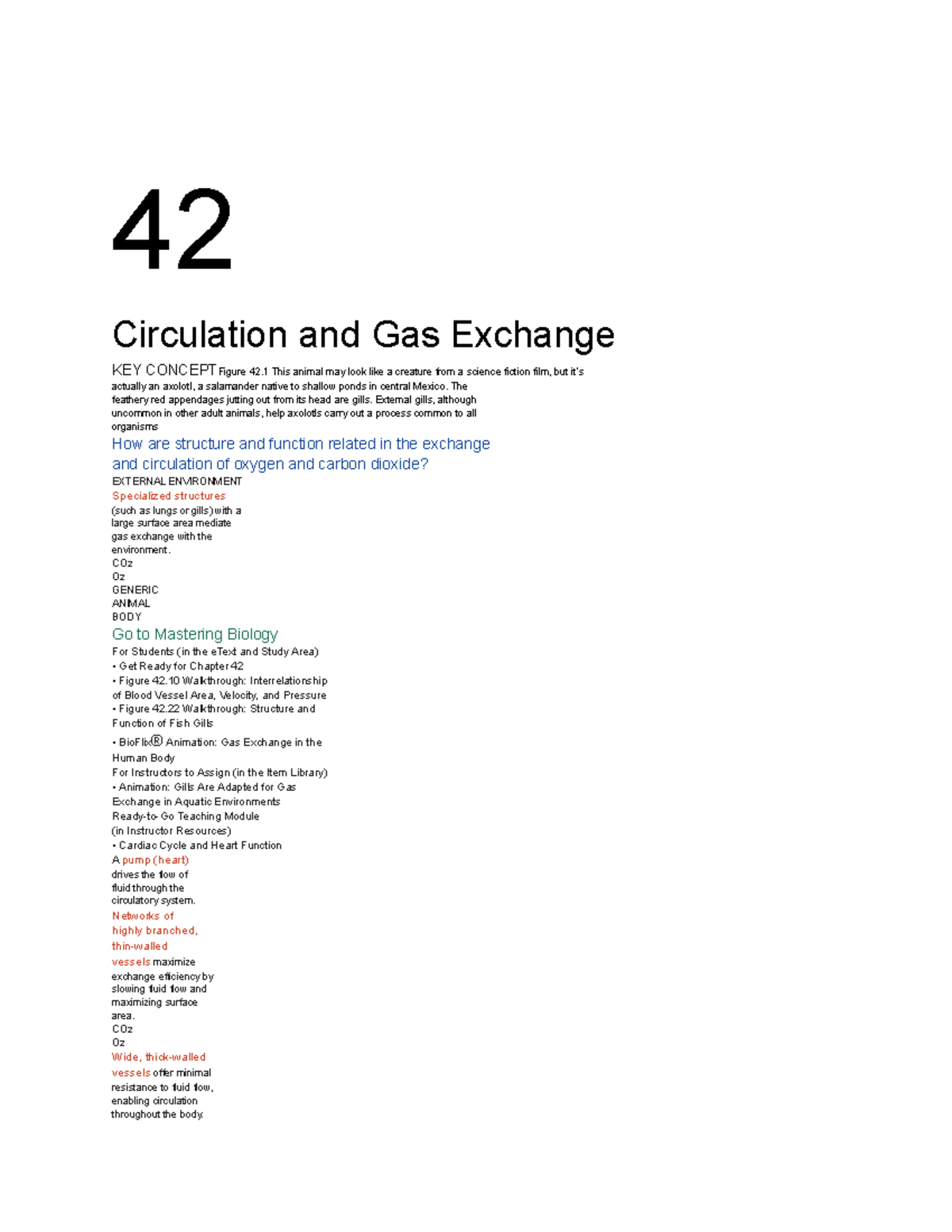 Final Exam Study Guide: Cardiovascular Disease & Gas Exchange (BIOL 101 ...