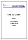 Grade 11 Life Sciences Revision material Term 3 and 4 2024 - Western ...