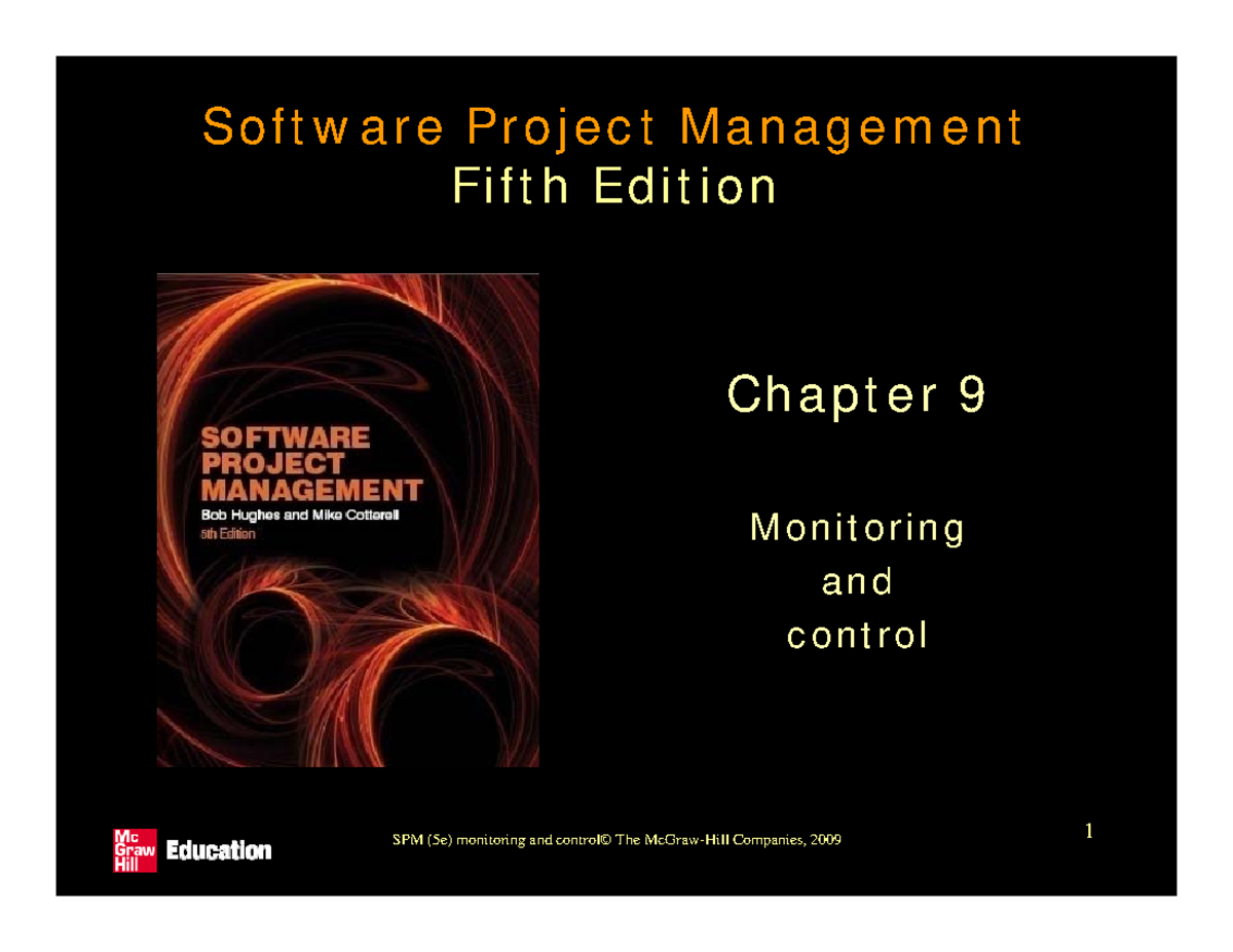 Chapter 9 Monitoring and Control 354580688 - Software Project ...