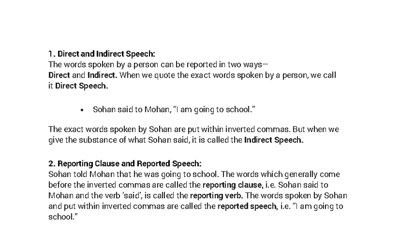 Attachmenthttpsspadassets.s3accelerate - Direct and Indirect Speech ...