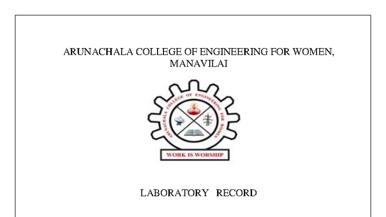 CS25C03 Essentials of Computing Lab Manual - Final Record - Studocu