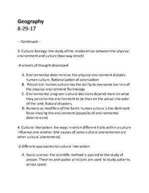 [Solved] Explain the ways in which different types of cultural regions ...