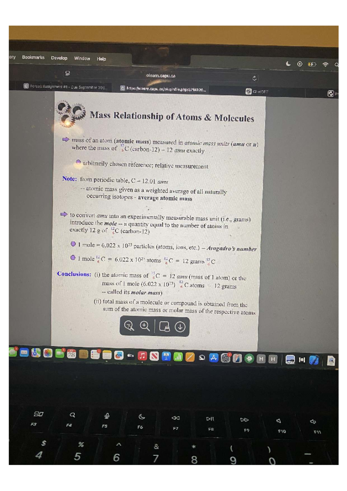 Final Exam Study Guide for Course XYZ: Atomic Mass & Moles - Studocu