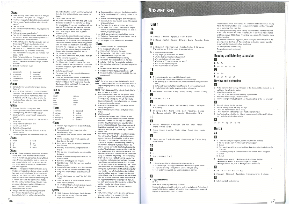 Empower B1 - Workbook Answers (Respuestas) for Units 1-12 - Studocu