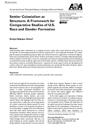 Racial Formation Theory - Michael Omi, Howard Winant - Chapter 4 - 0 / ...