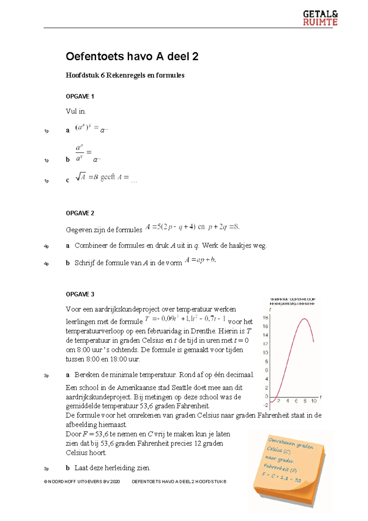 Havo 4 Wiskunde A Uitwerkingen Hoofdstuk 4 - Studeersnel